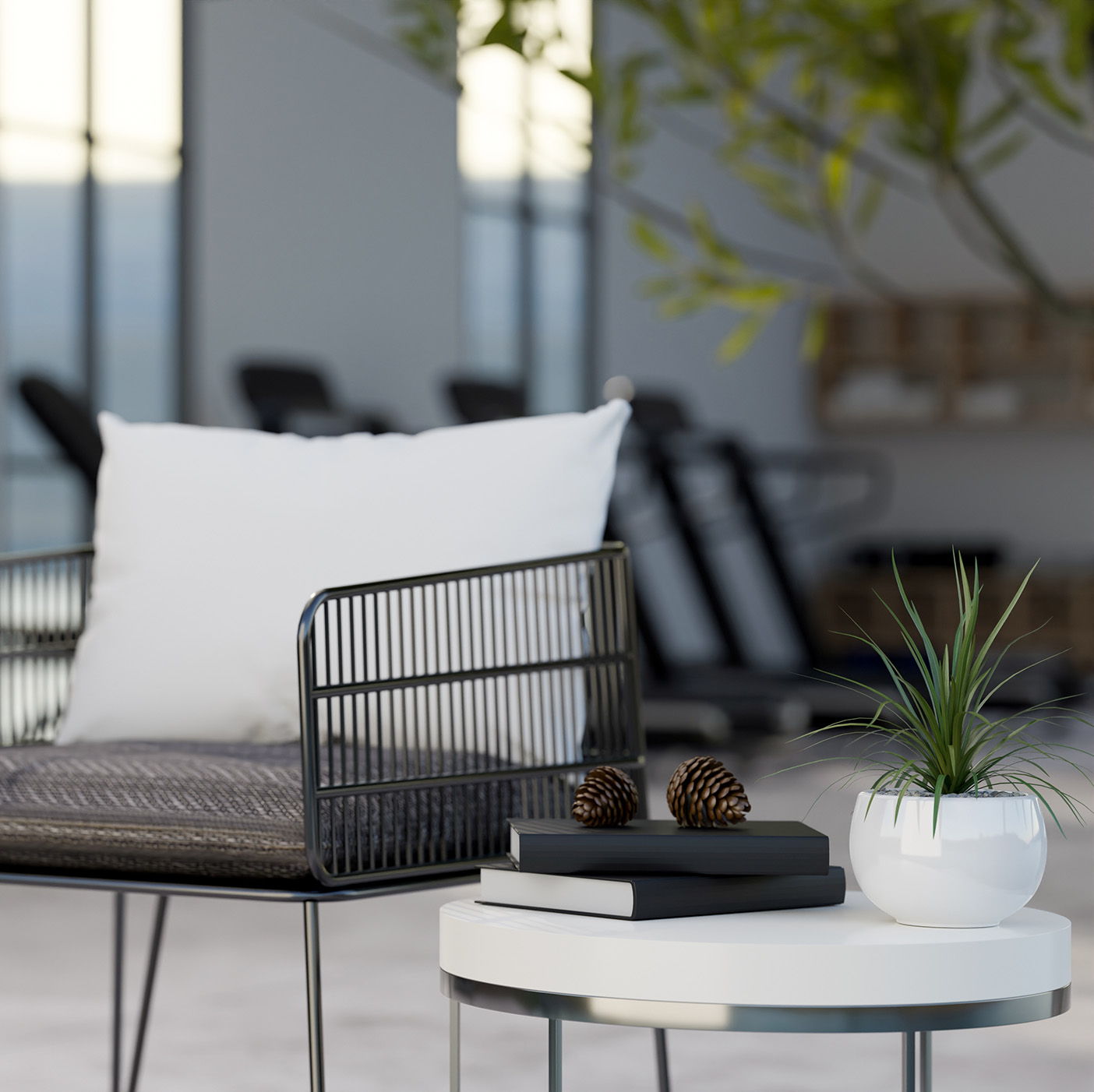 Mobile auxiliary tables with castors: functionality and style ...